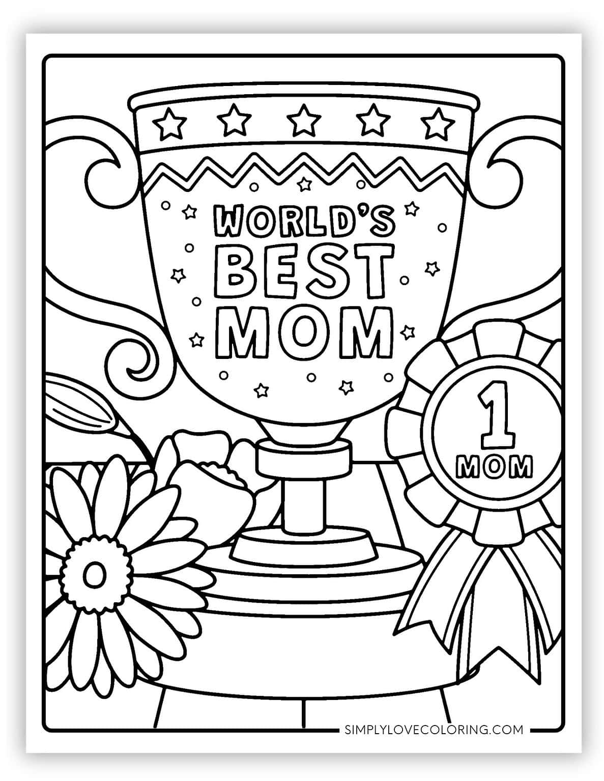 35 Mother's Day Coloring Pages (Free PDF Printables) - Simply Love Coloring
