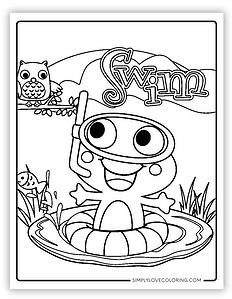 40 Cute Summer Coloring Pages (Free PDF Printables) - Simply Love Coloring