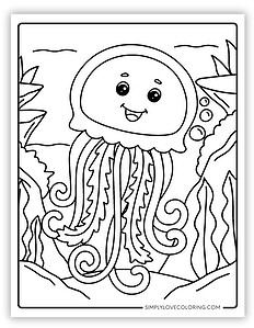 32 Jellyfish Coloring Pages (Free PDF Printables) - Simply Love Coloring