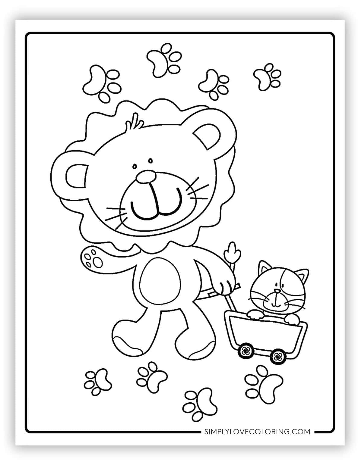 21 Lion Coloring Pages (Free PDF Printables) - Simply Love Coloring