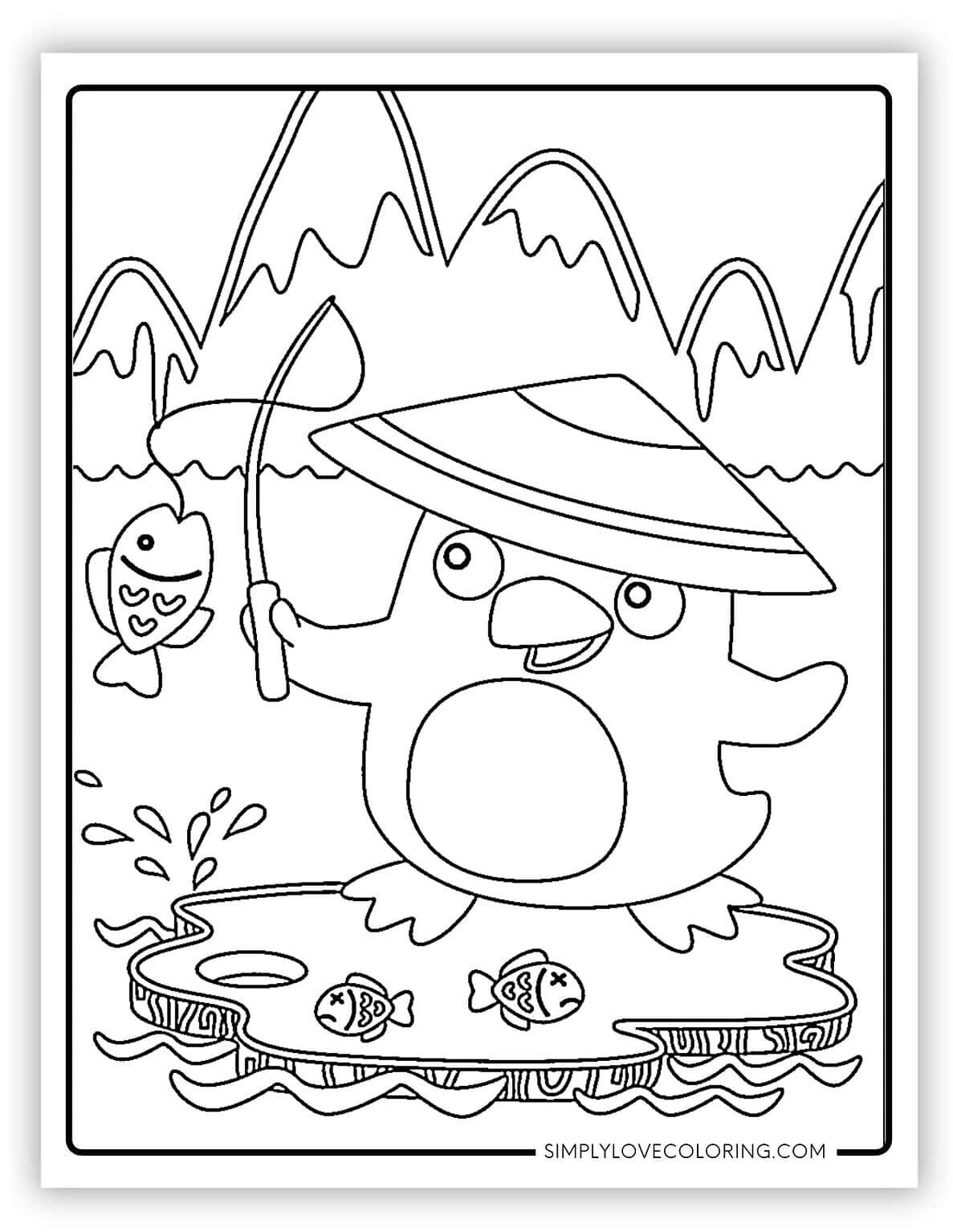 35 Penguin Coloring Pages (Free PDF Printables) - Simply Love Coloring