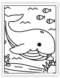 35 Whale Coloring Pages (Free PDF Printables) - Simply Love Coloring