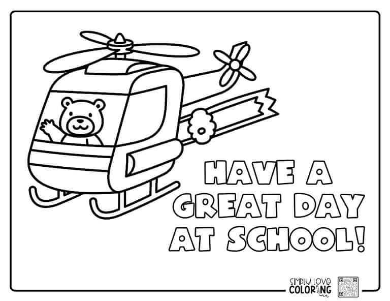Back to School Coloring Pages (Free PDF Printables) - Simply Love Coloring