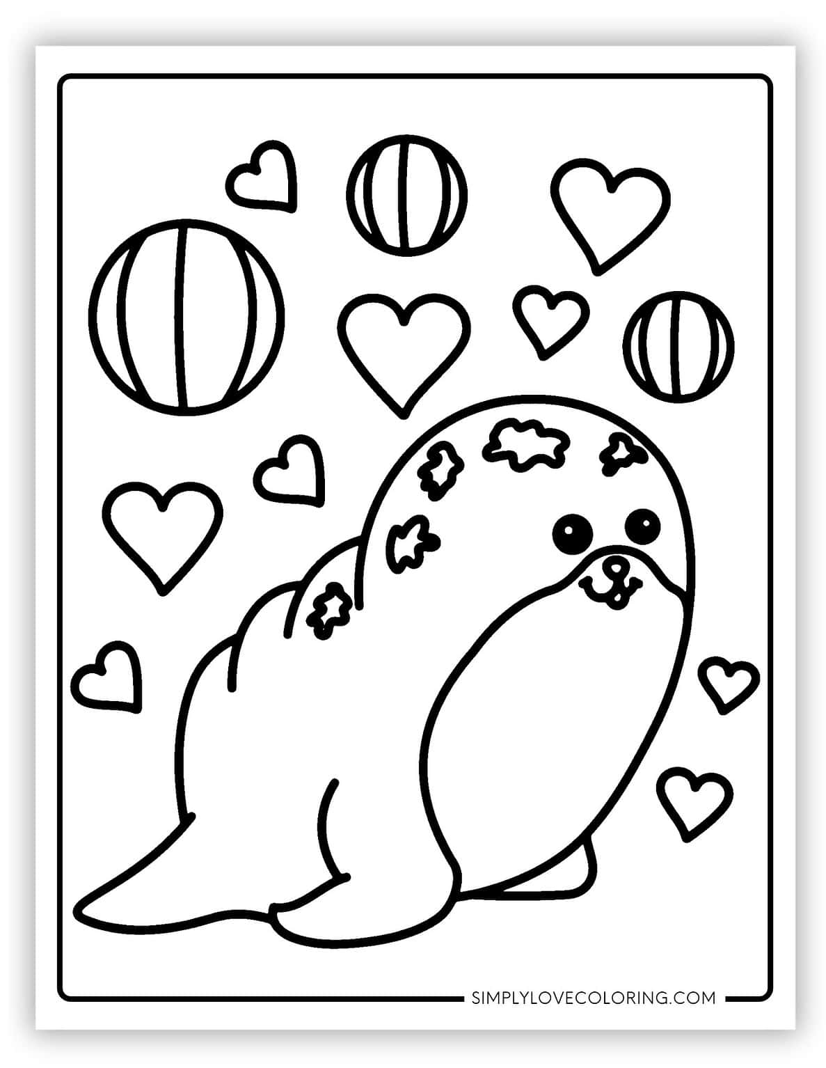 31 Seal Coloring Pages (Free PDF Printables) - Simply Love Coloring