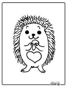 Hedgehog Coloring Pages (16 Free PDF Printables) - Simply Love Coloring