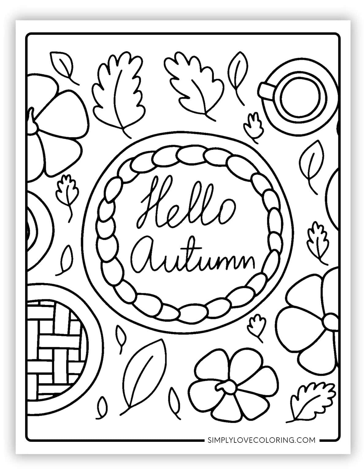 36 Fall Coloring Pages (Free PDF Printables) - Simply Love Coloring