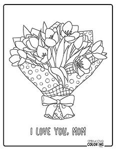 Free Mother's Day Coloring Pages - Simply Love Coloring