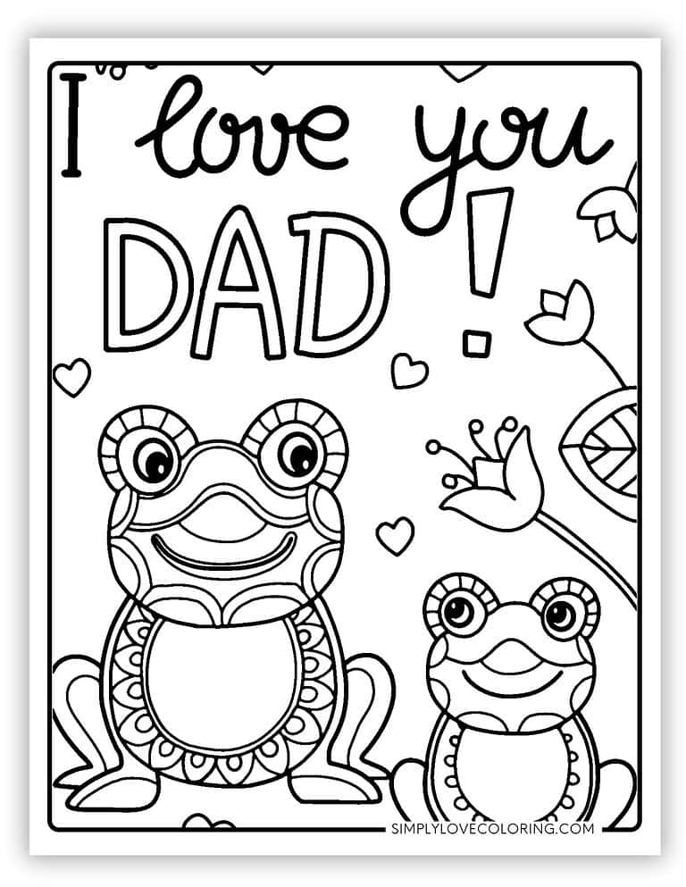 45 Father's Day Coloring Pages (Free PDF Printables) - Simply Love Coloring
