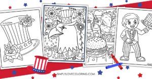 49 Independence Day Coloring Pages (July 4 Free PDF Printables ...