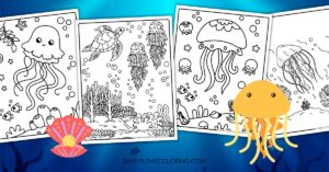 32 Jellyfish Coloring Pages (Free PDF Printables) - Simply Love Coloring