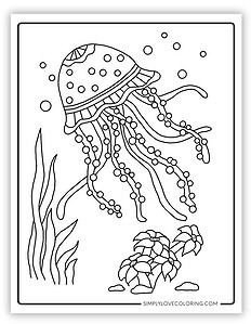 45 Sea Life Coloring Pages (Free PDF Printables) - Simply Love Coloring