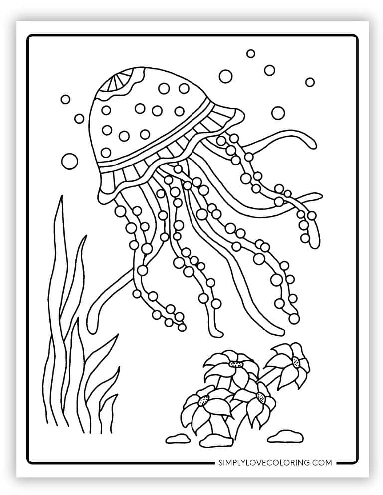 45 Sea Life Coloring Pages (Free PDF Printables) - Simply Love Coloring