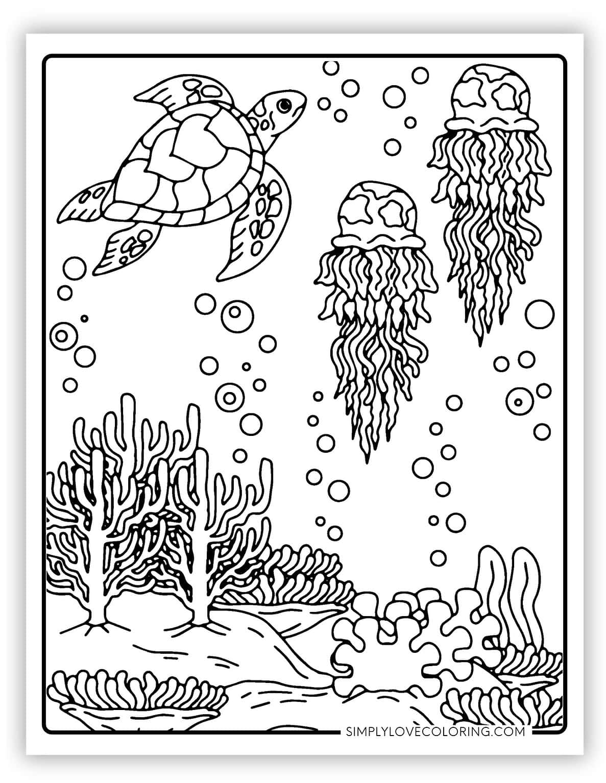 32 Jellyfish Coloring Pages (Free PDF Printables) - Simply Love Coloring