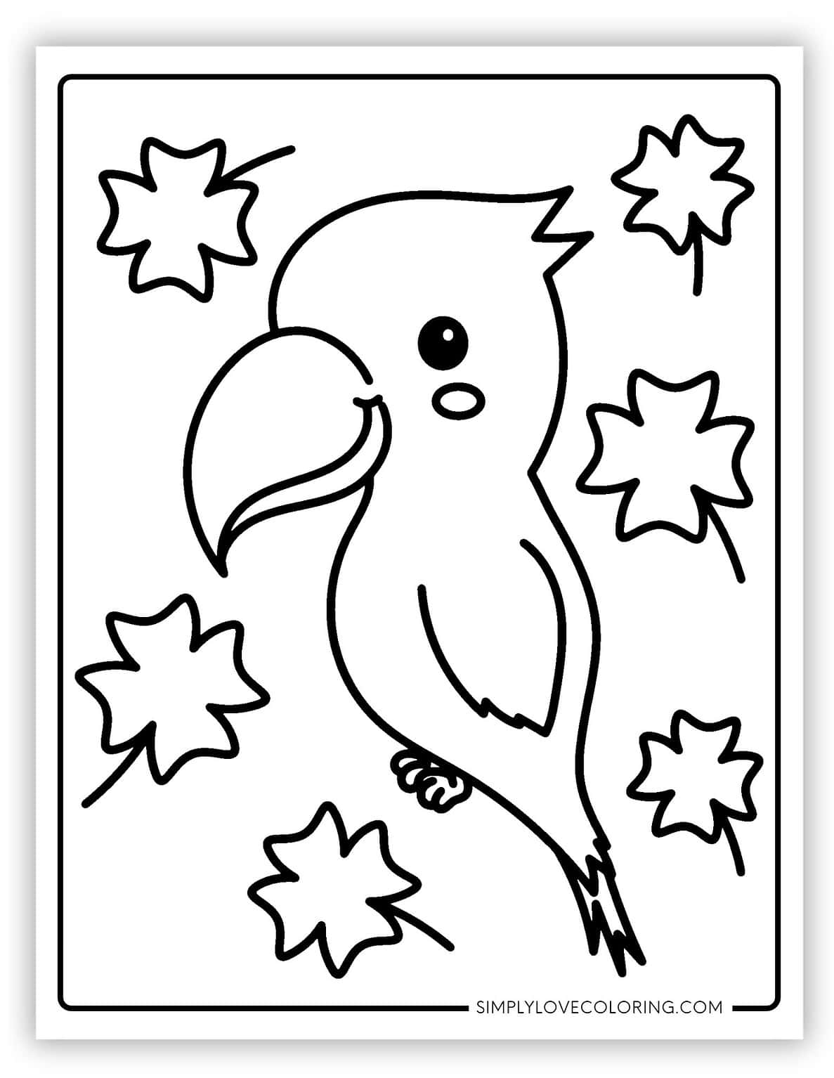21 Cockatiel Coloring Pages (Free PDF Printables) - Simply Love Coloring