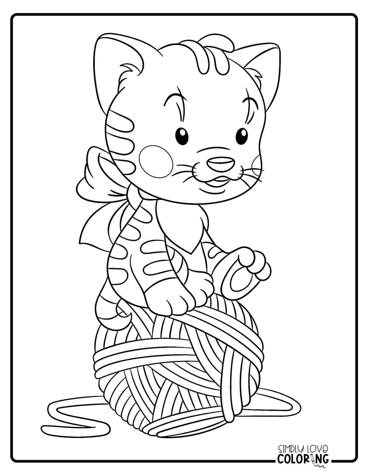 Cat Coloring Pages (Free PDF Printables) - Simply Love Coloring
