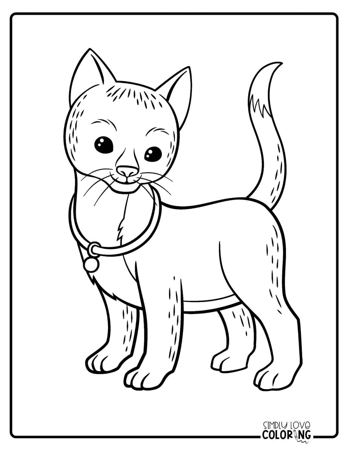 Free Cat Coloring Pages - Simply Love Coloring