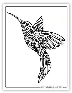 19 Hummingbird Coloring Pages (Free PDF Printables) - Simply Love Coloring