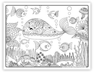 45 Sea Life Coloring Pages (Free PDF Printables) - Simply Love Coloring