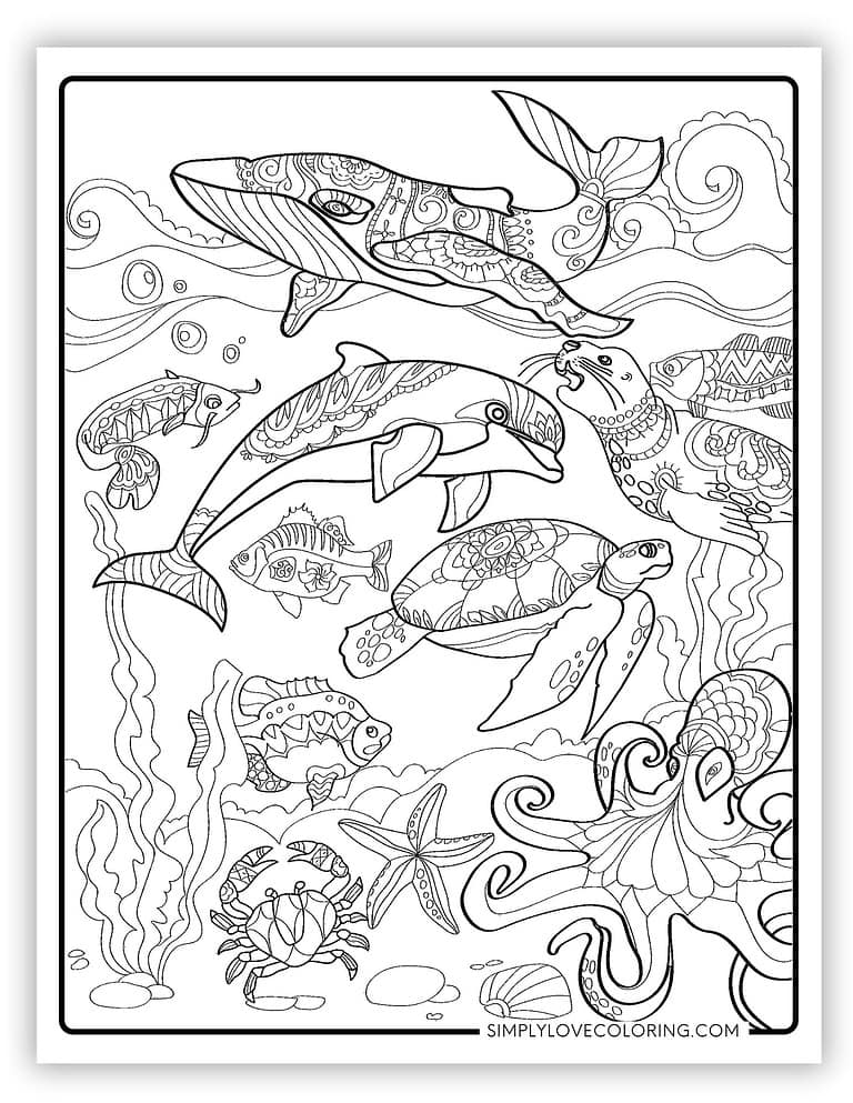 35 Whale Coloring Pages (Free PDF Printables) - Simply Love Coloring