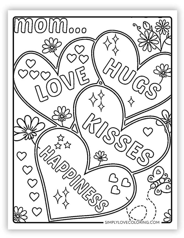 35 Mother's Day Coloring Pages (Free PDF Printables) - Simply Love Coloring