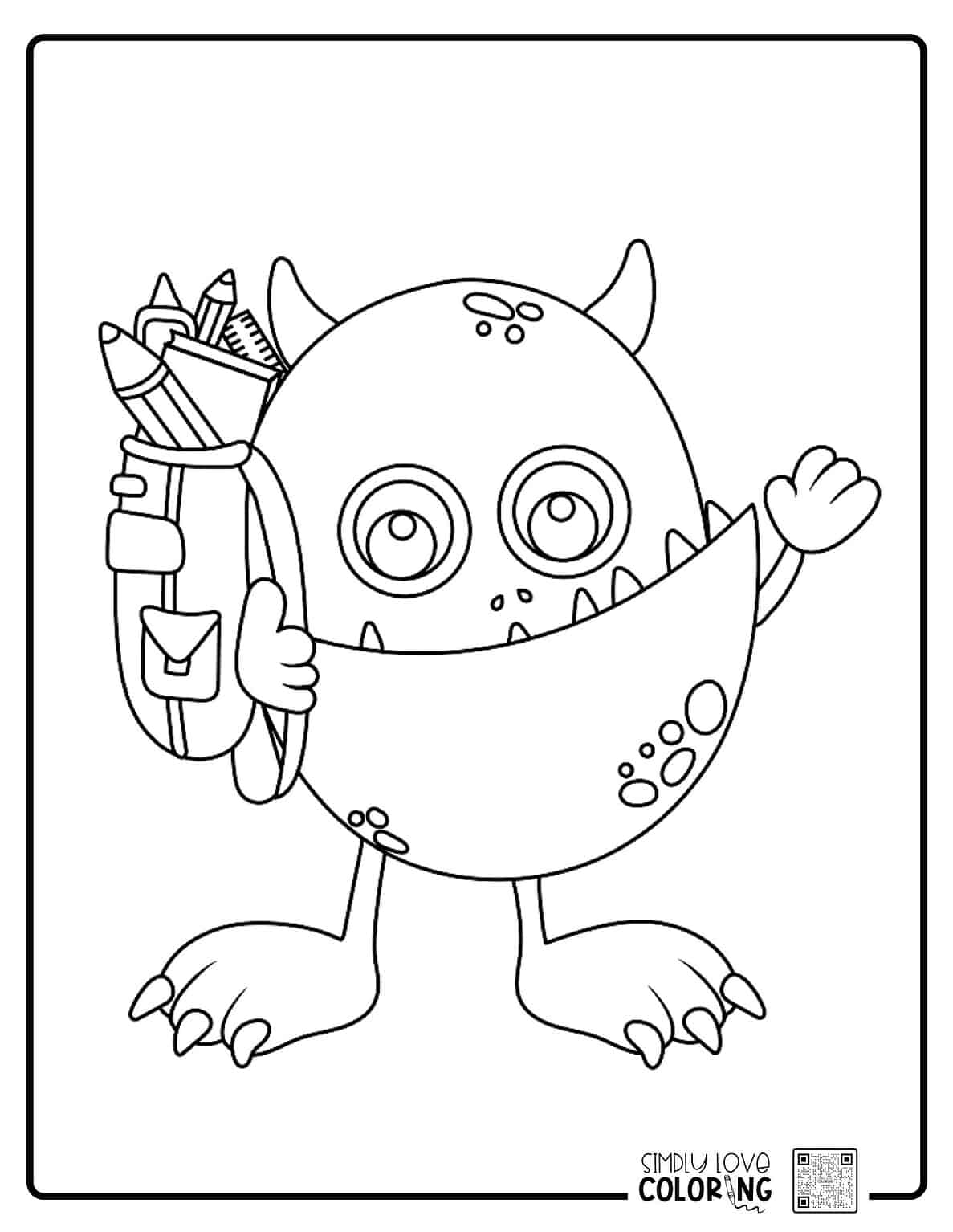 97 Back to School Coloring Pages (Free PDF Printables) - Simply Love ...