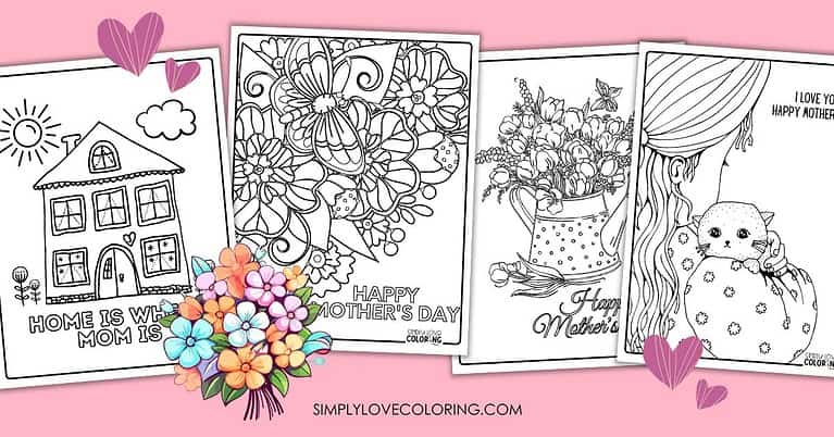 35 Mother's Day Coloring Pages (Free PDF Printables) - Simply Love Coloring