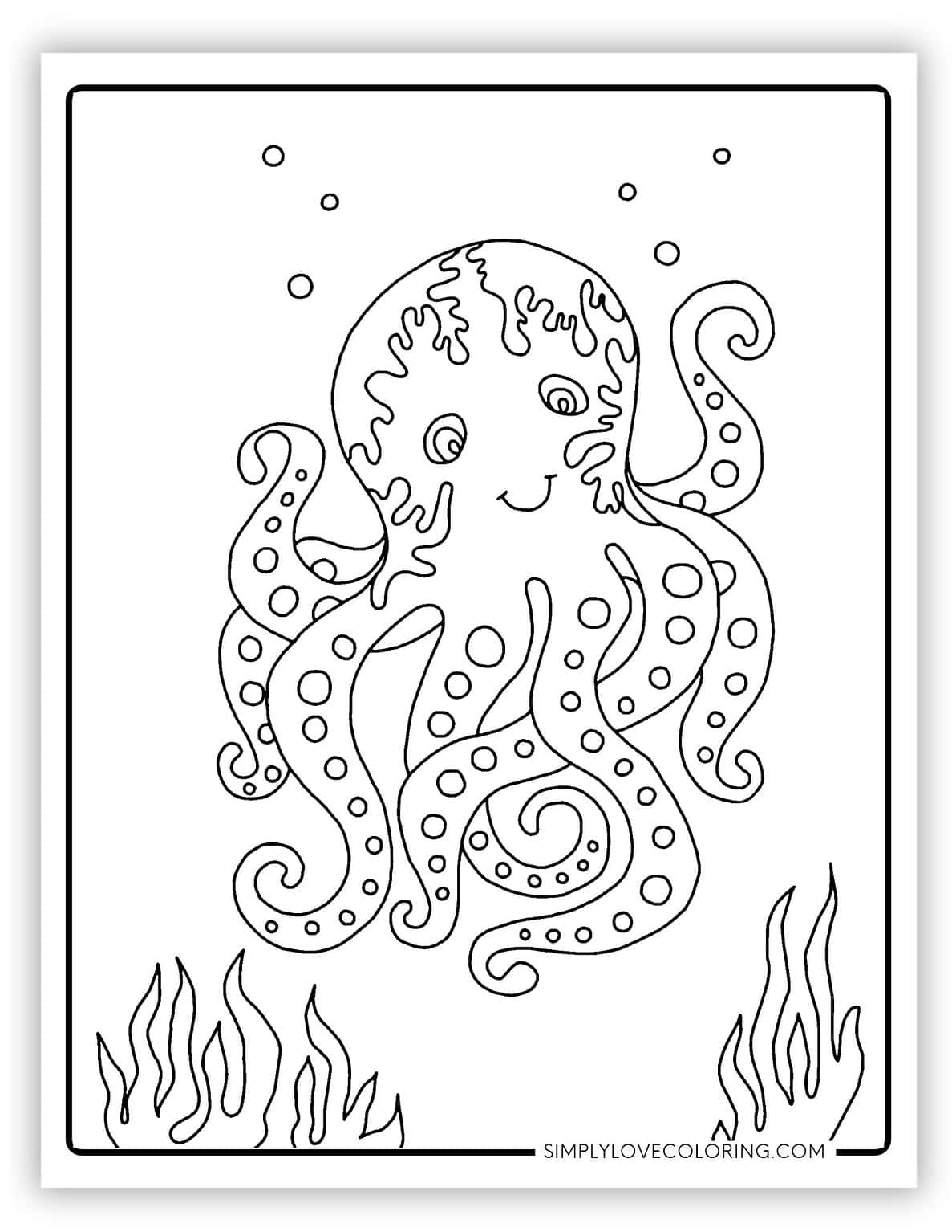 45 Sea Life Coloring Pages (Free PDF Printables) - Simply Love Coloring