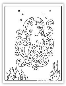 45 Sea Life Coloring Pages (Free PDF Printables) - Simply Love Coloring