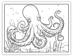 40 Octopus Coloring Pages (Free PDF Printables) - Simply Love Coloring