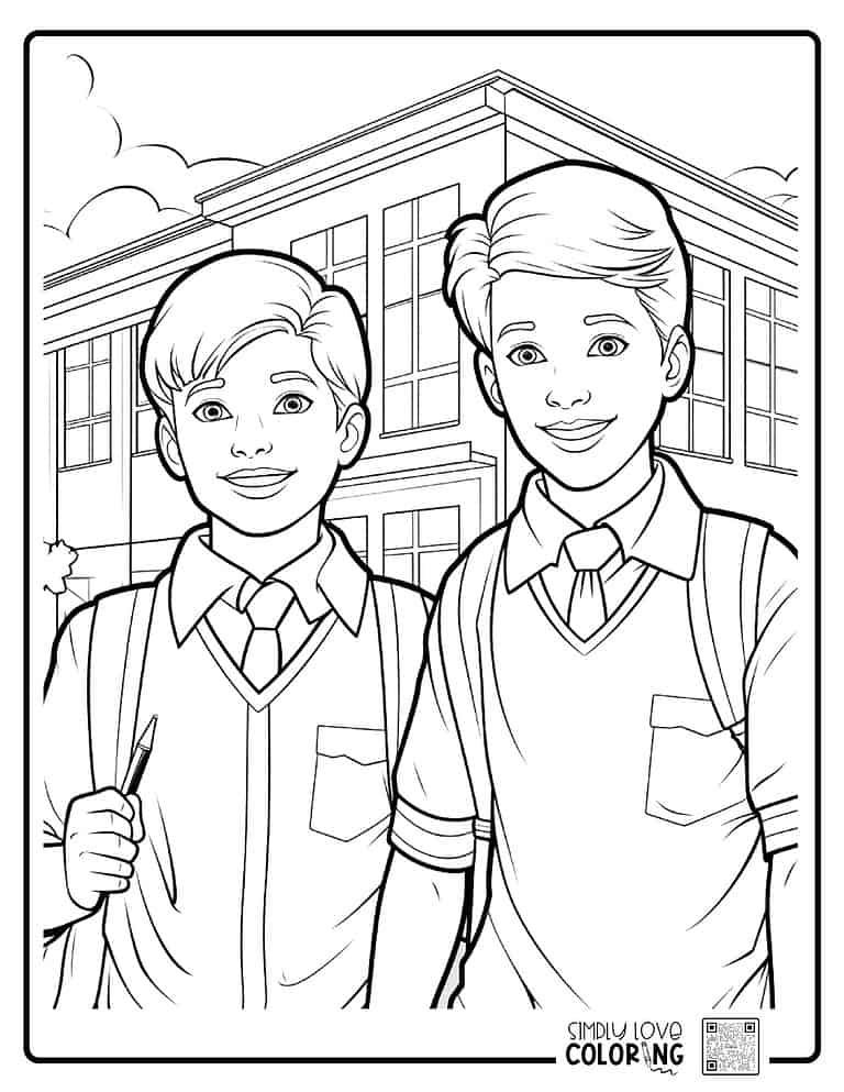 97 Back to School Coloring Pages (Free PDF Printables) - Simply Love ...
