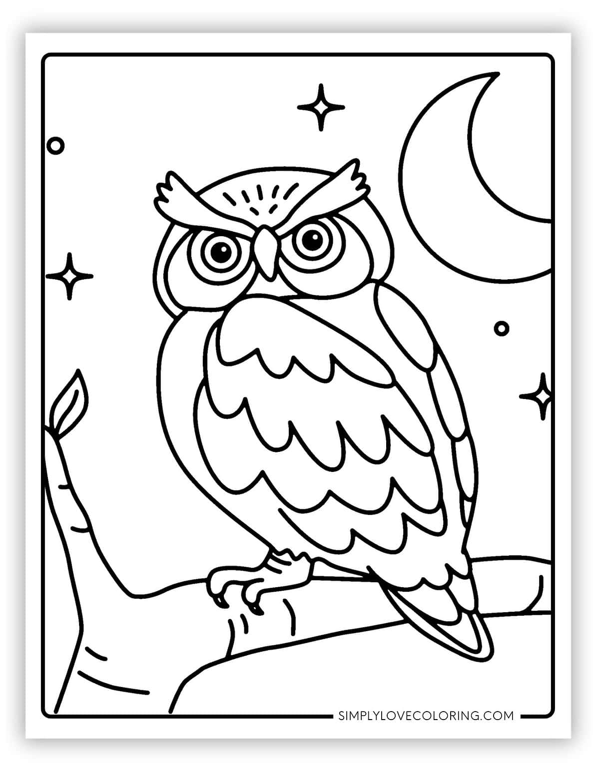 49 Owl Coloring Pages (Free PDF Printables) - Simply Love Coloring