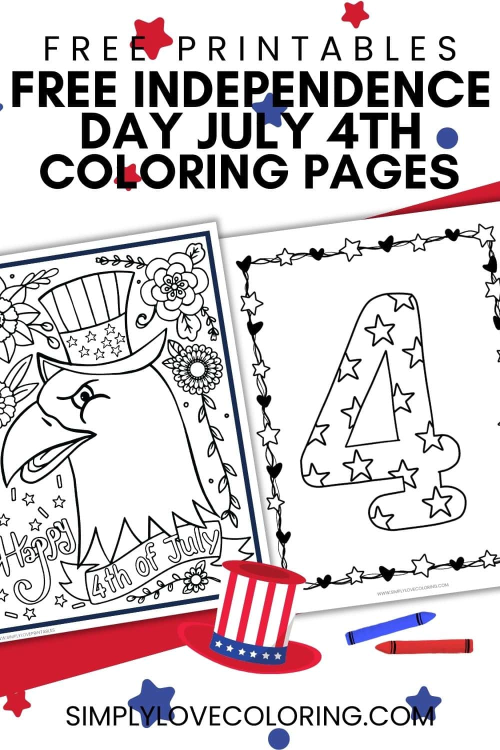 49 Independence Day Coloring Pages (July 4 Free PDF Printables ...