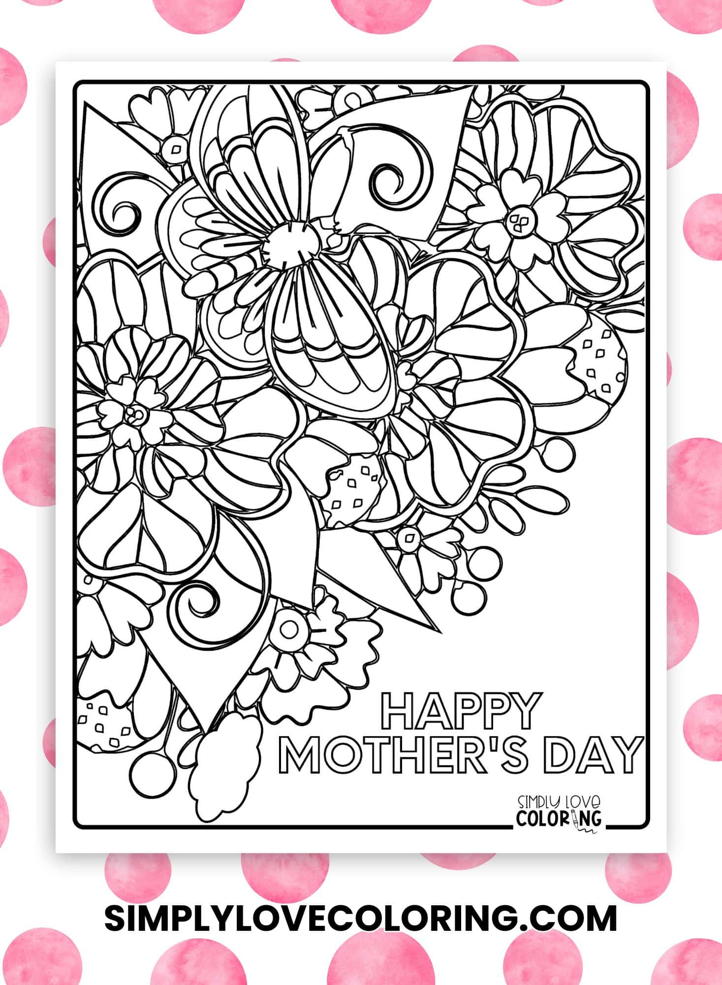 35 Mother's Day Coloring Pages (Free PDF Printables) - Simply Love Coloring