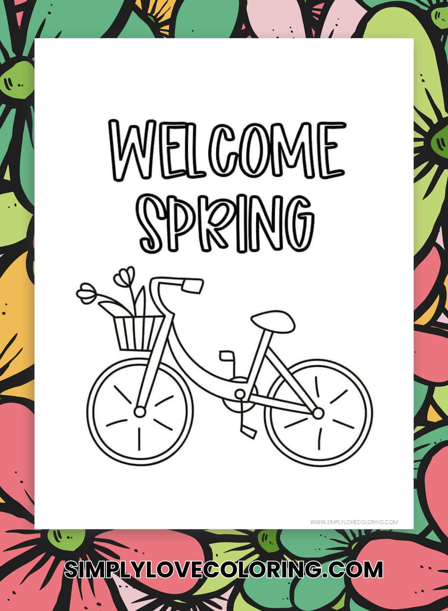 73 Spring Coloring Pages (Free PDF Printables) - Simply Love Coloring