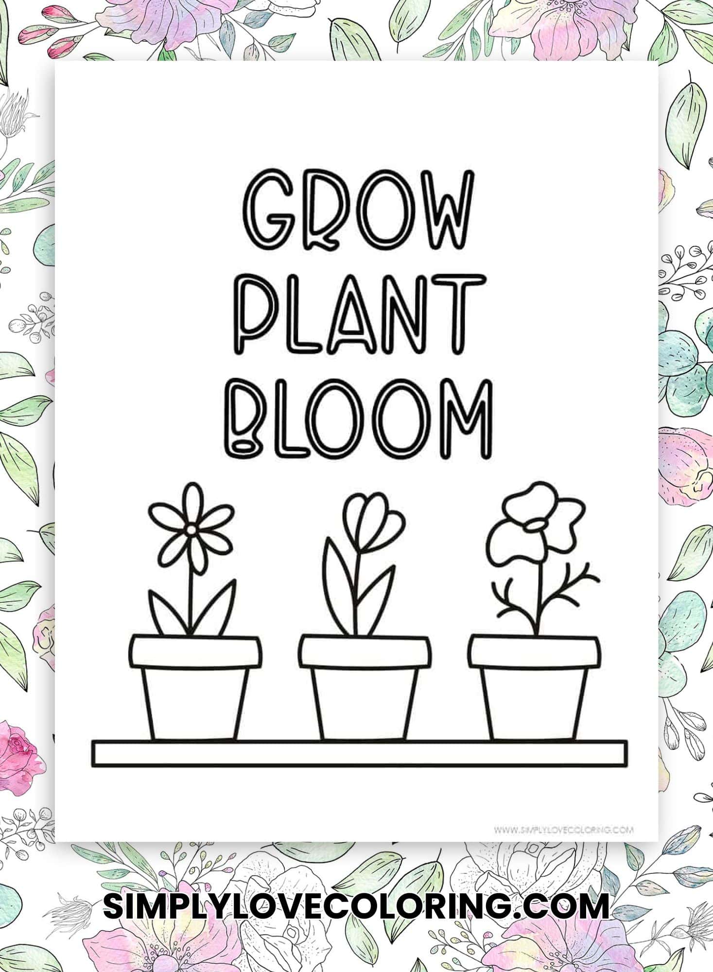 73 Spring Coloring Pages (Free PDF Printables) - Simply Love Coloring