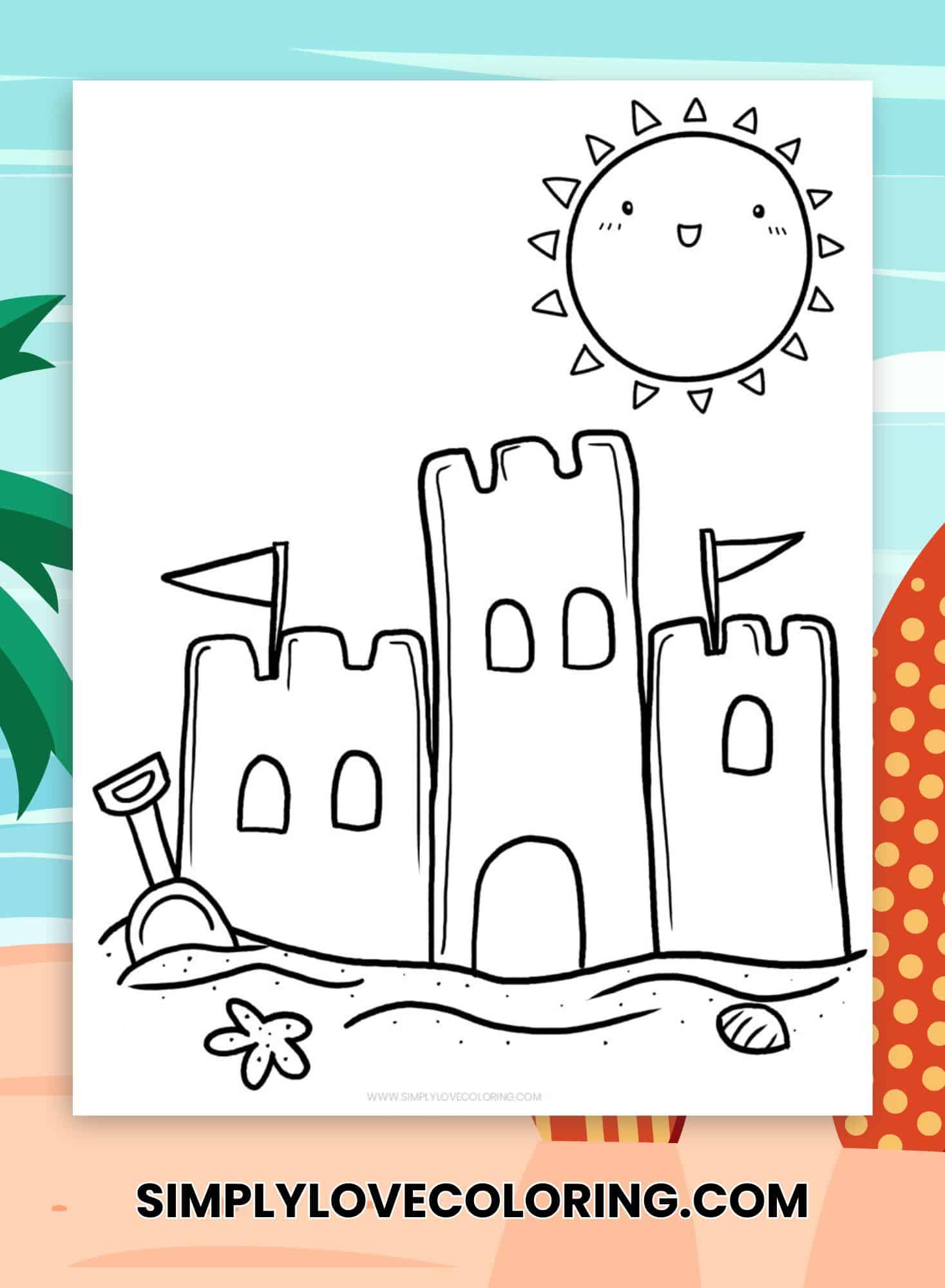 40 Cute Summer Coloring Pages (Free PDF Printables) - Simply Love Coloring