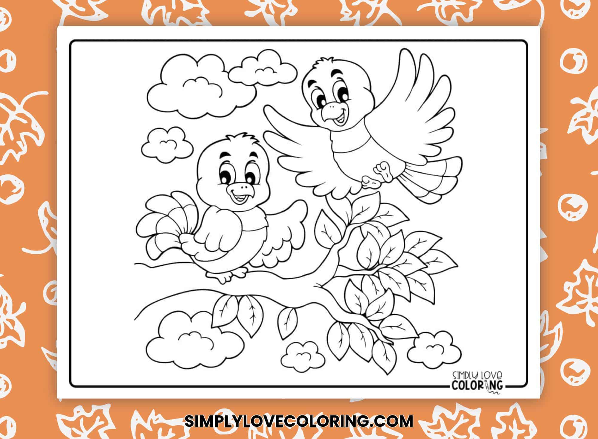 34 Pretty Bird Coloring Pages (Free PDF Printables) - Simply Love Coloring