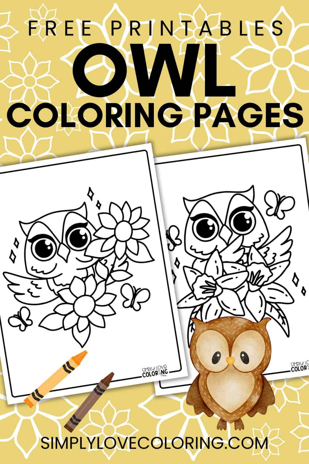 49 Owl Coloring Pages (Free PDF Printables) - Simply Love Coloring
