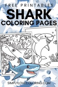 32 Shark Coloring Pages (Free PDF Printables) - Simply Love Coloring