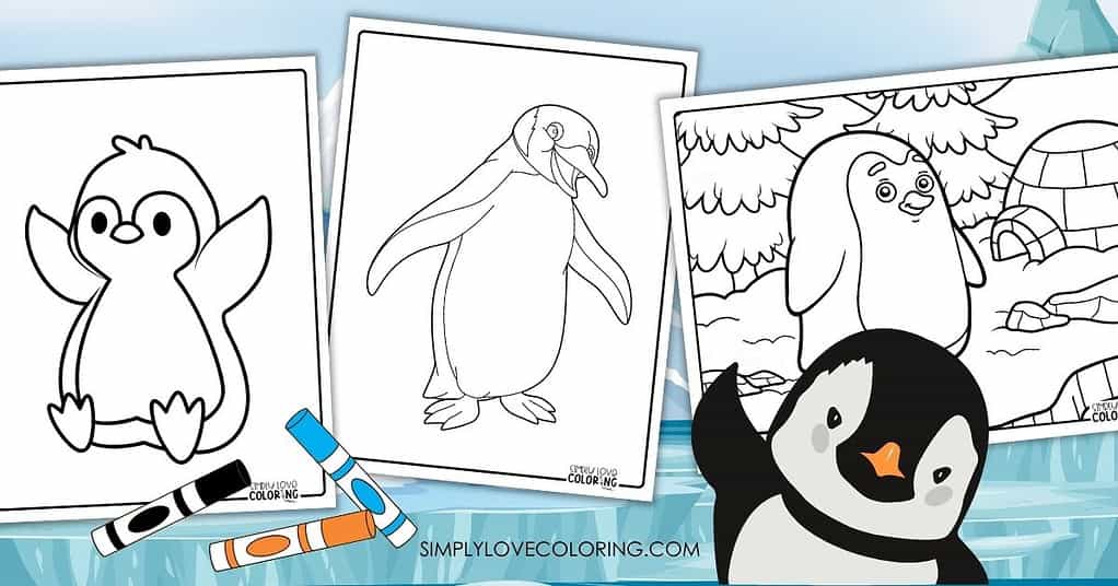 35 Penguin Coloring Pages (Free PDF Printables) - Simply Love Coloring