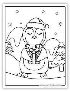 35 Penguin Coloring Pages (Free PDF Printables) - Simply Love Coloring