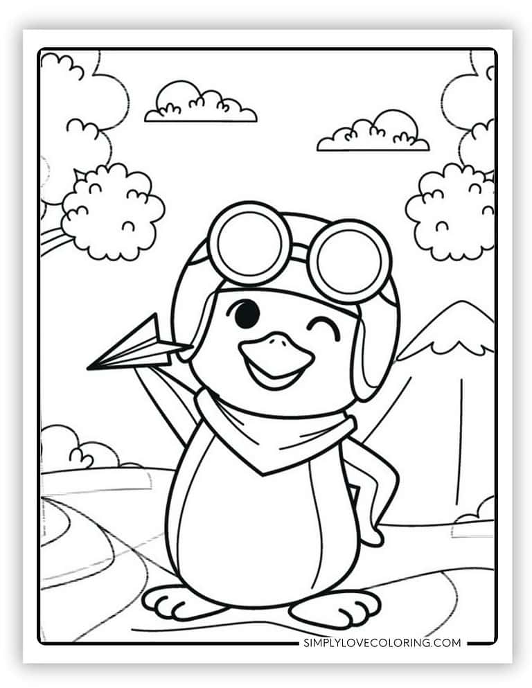 35 Penguin Coloring Pages (Free PDF Printables) - Simply Love Coloring