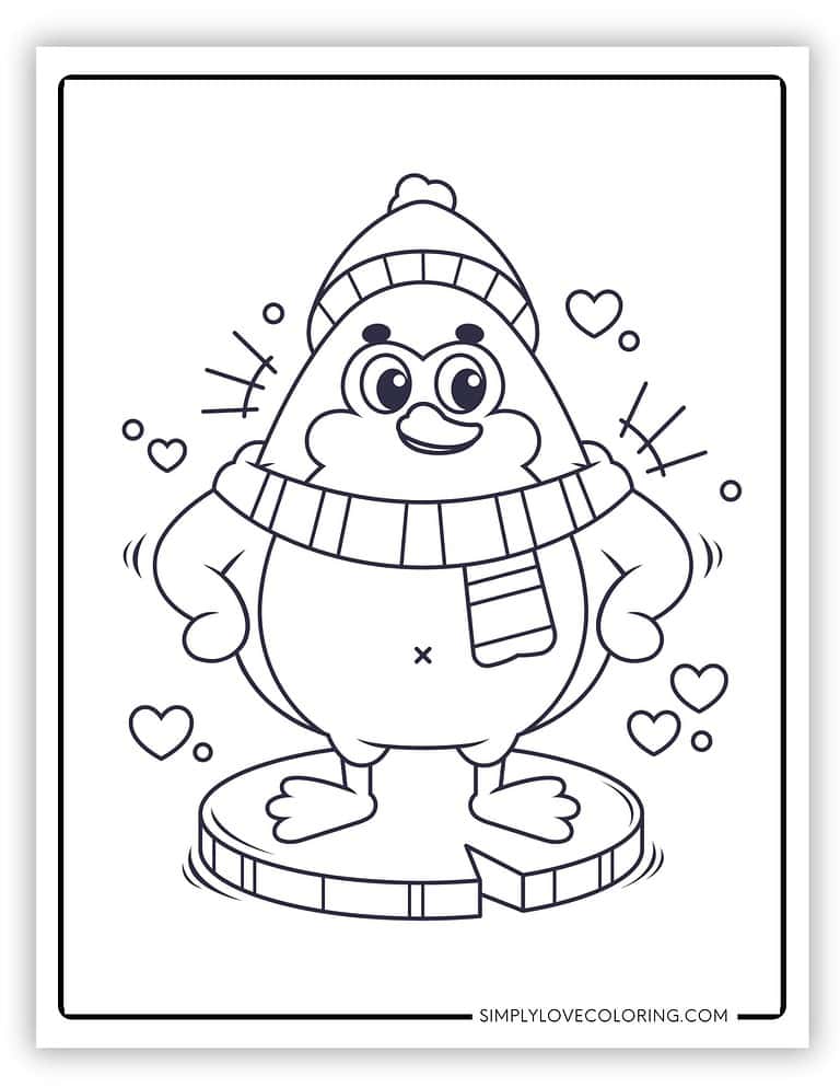 35 Penguin Coloring Pages (Free PDF Printables) - Simply Love Coloring