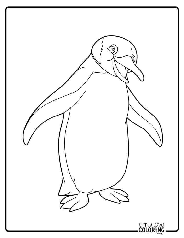 35 Penguin Coloring Pages (Free PDF Printables) - Simply Love Coloring