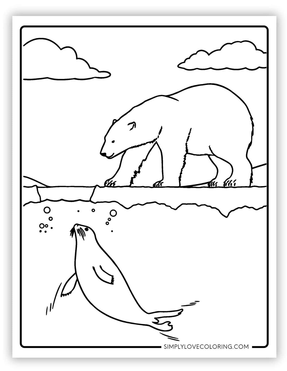 31 Seal Coloring Pages (Free PDF Printables) - Simply Love Coloring