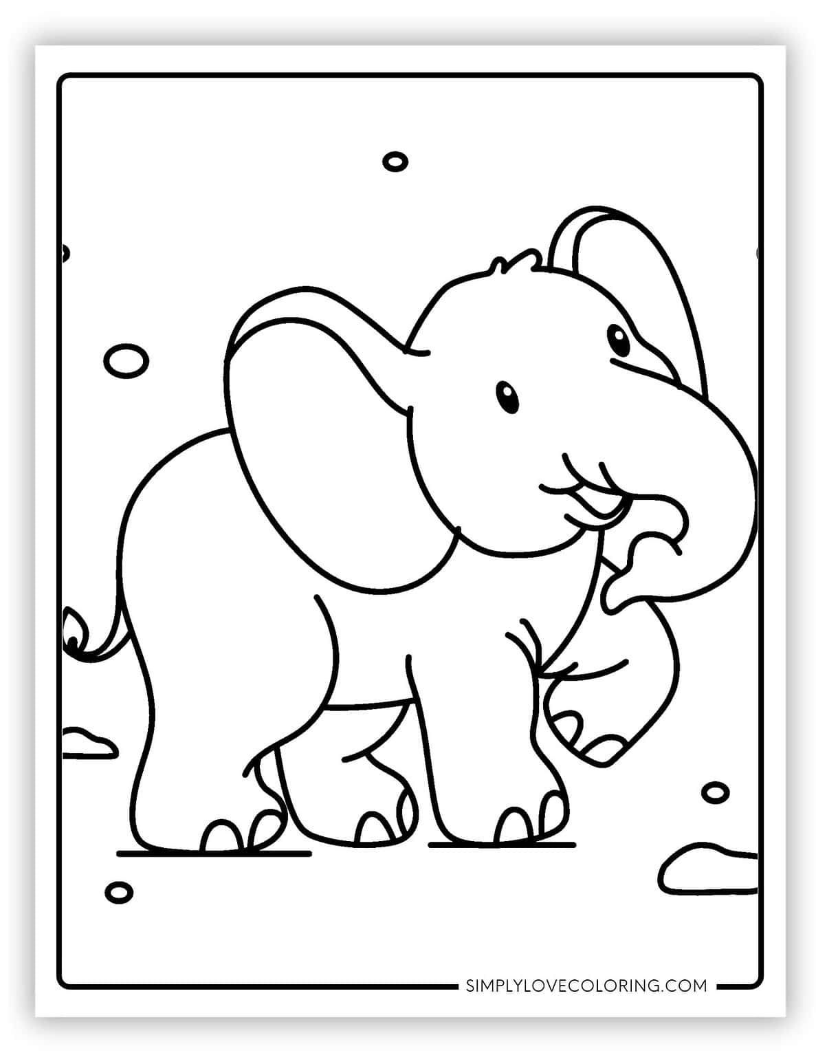 35 Elephant Coloring Pages (Free PDF Printables) - Simply Love Coloring