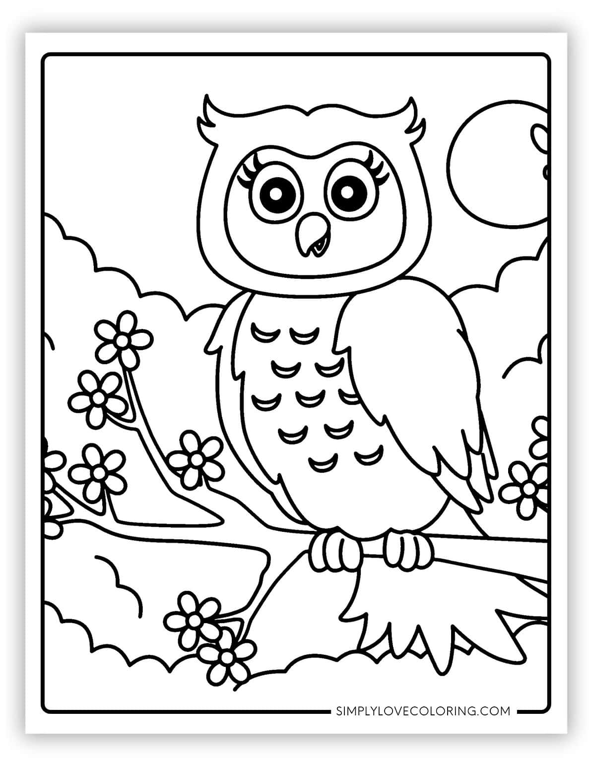 49 Owl Coloring Pages (Free PDF Printables) - Simply Love Coloring