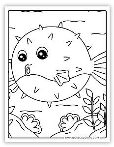 45 Sea Life Coloring Pages (Free PDF Printables) - Simply Love Coloring