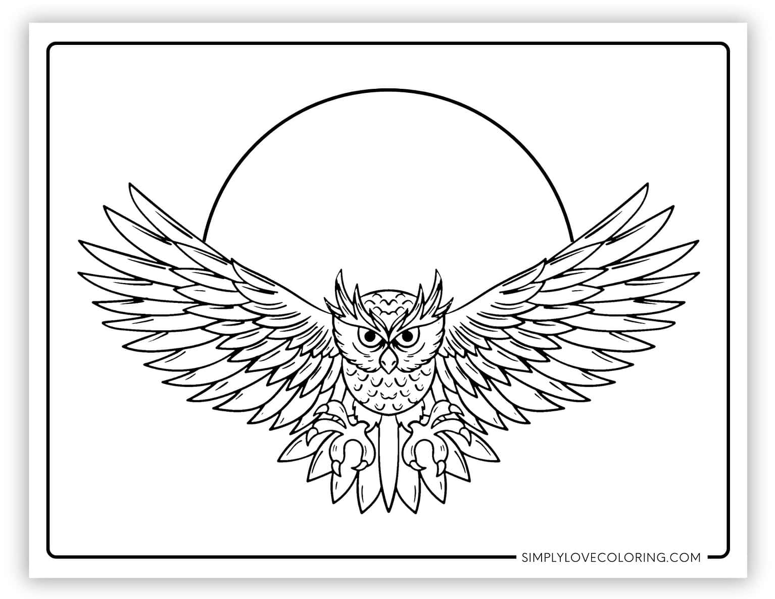 49 Owl Coloring Pages (Free PDF Printables) - Simply Love Coloring