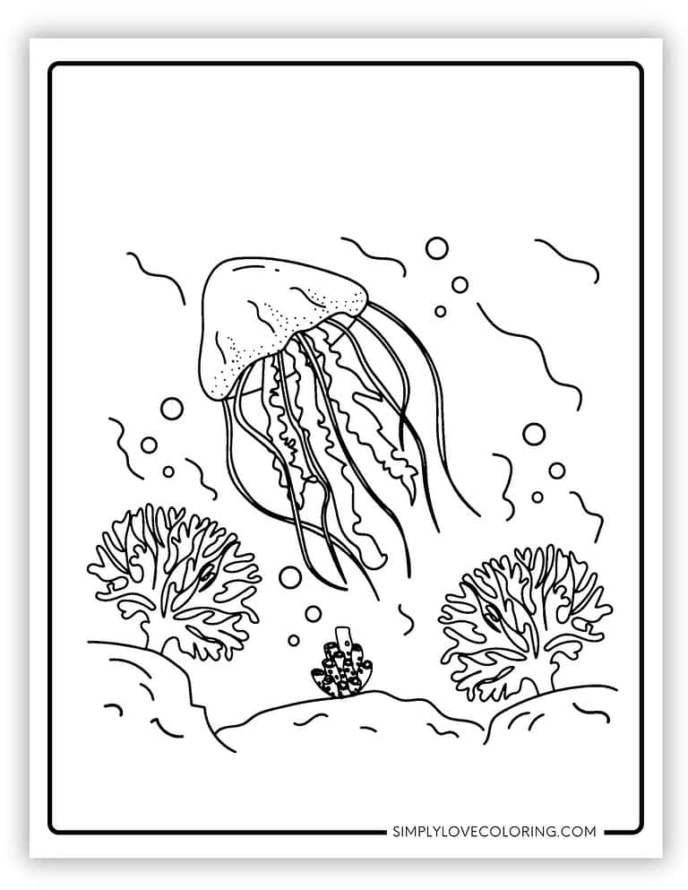 32 Jellyfish Coloring Pages (Free PDF Printables) - Simply Love Coloring